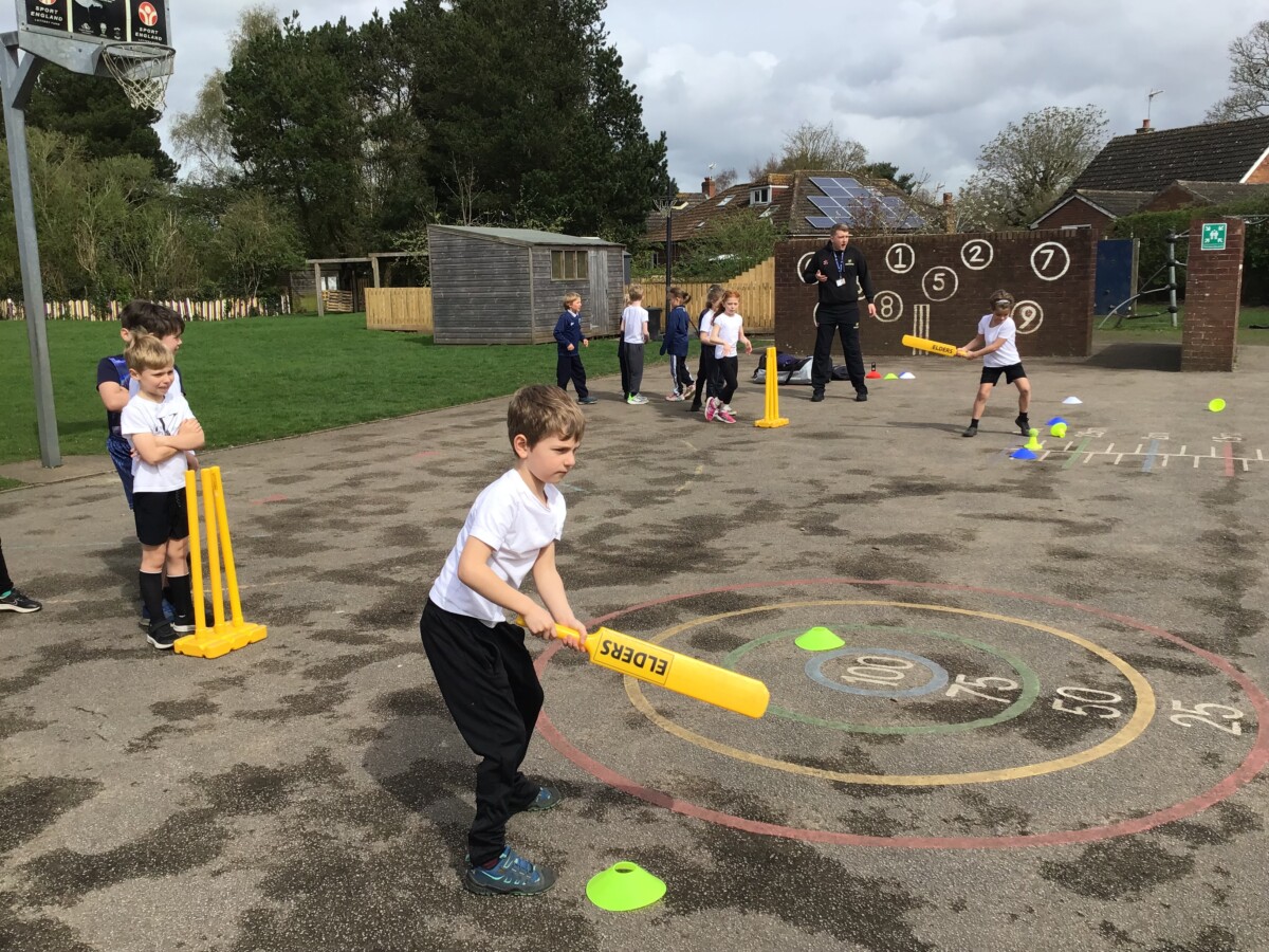 Tockwith Church of England Primary Academy » All Stars Cricket in KS1!